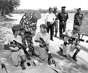 Young guns sweat it out at NCC camp