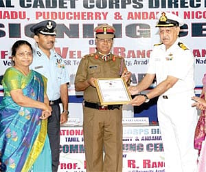Honorary rank for Chancellor