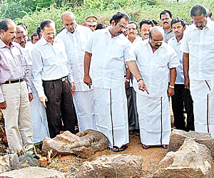 Excavation reveals early Pandya period sculpture
