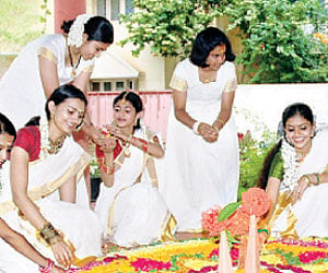 Celebrating Onam in the city