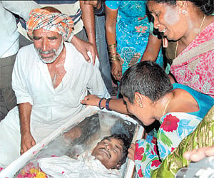 Yadi Reddy’s body shifted to his village