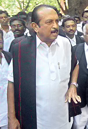 Vaiko appears in case filed during DMK regime