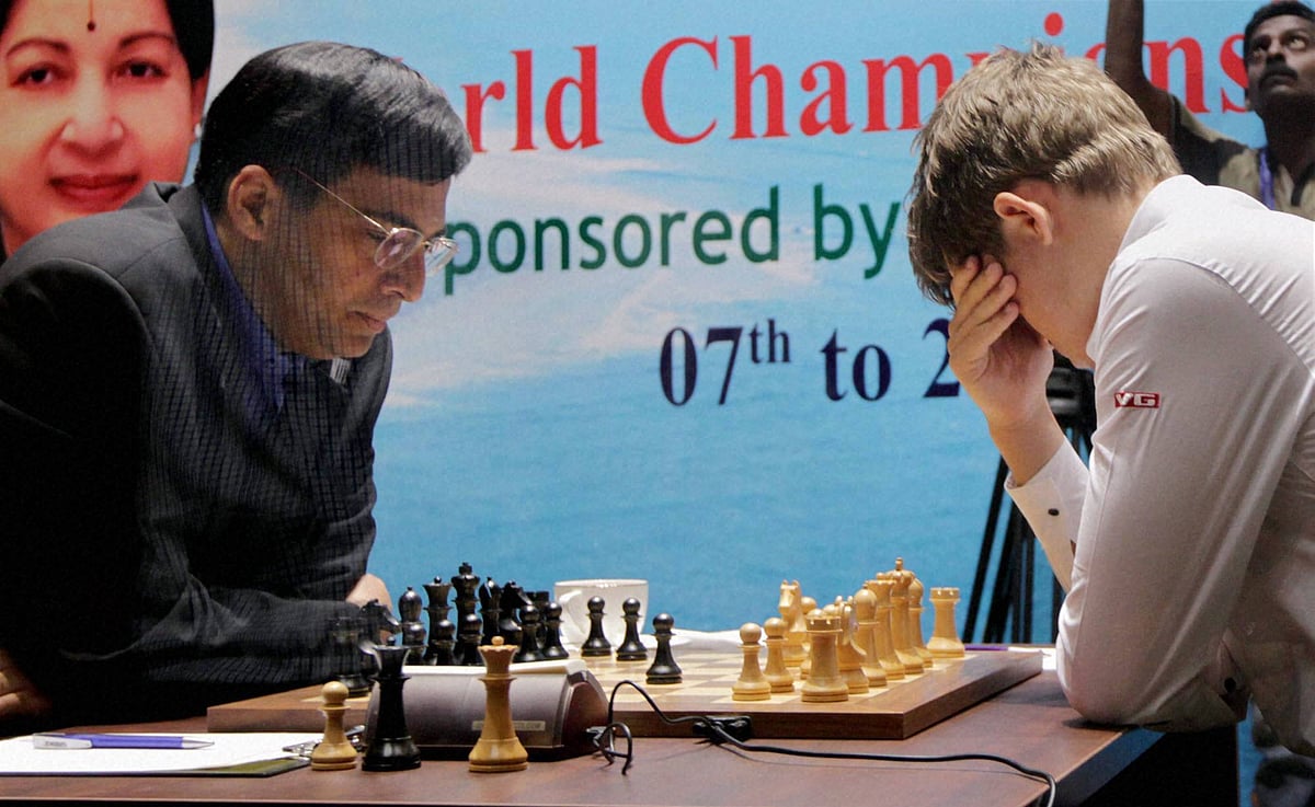 Anand, Carlsen again draw but after stiff fight