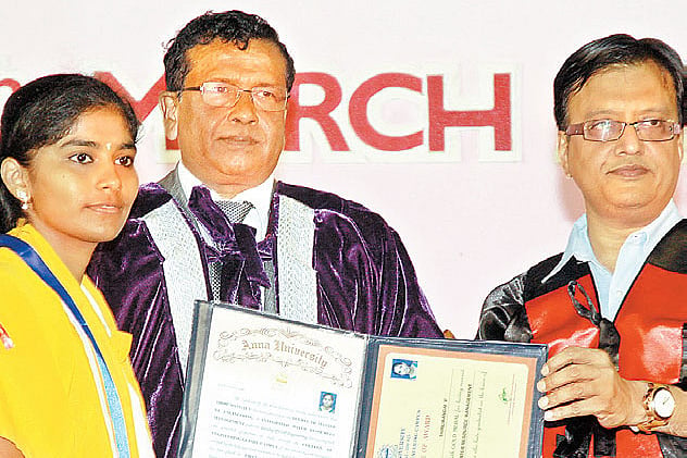Graduation day at Anna University