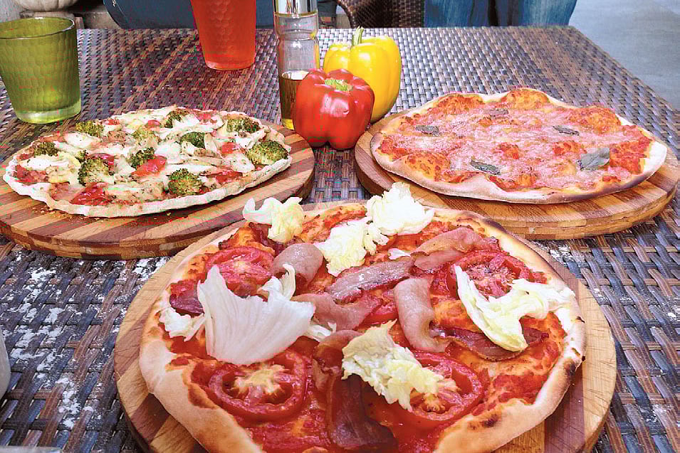 Pizza pandemonium through a lens