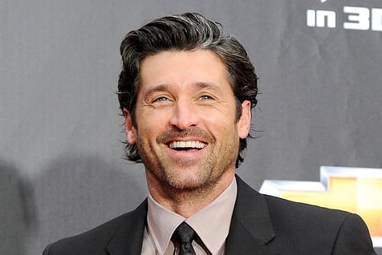 Emotional father Patrick Dempsey