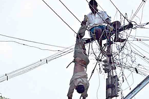 Lineman Caught in Cable Rescued in Mettupalayam
