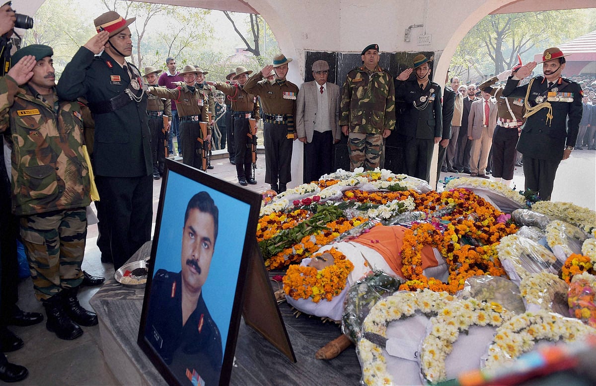 Colonel Rai Cremated With Full Military Honours
