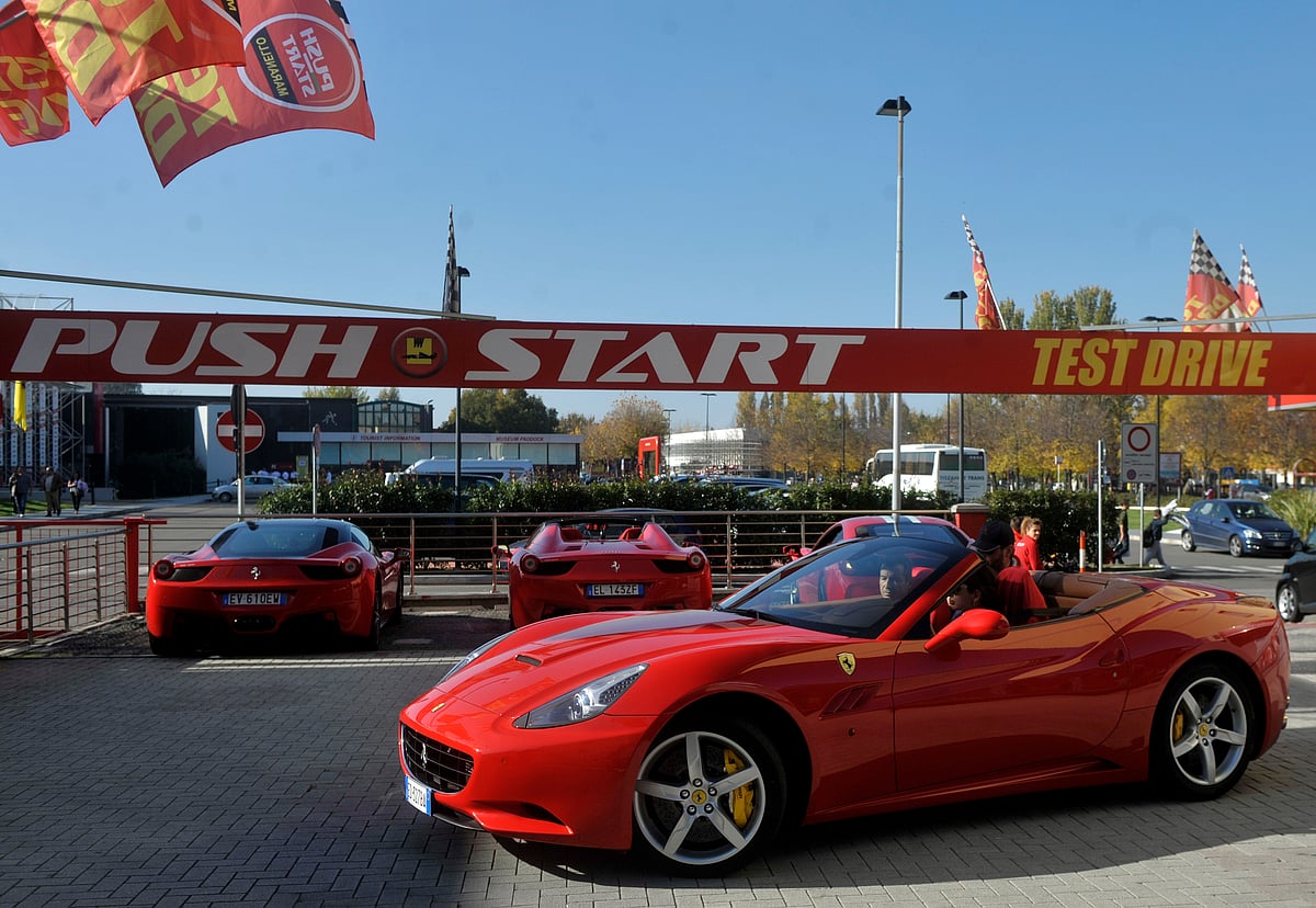 Ferrari Hometown Overwhelmed by Roar of Test-driving Fans
