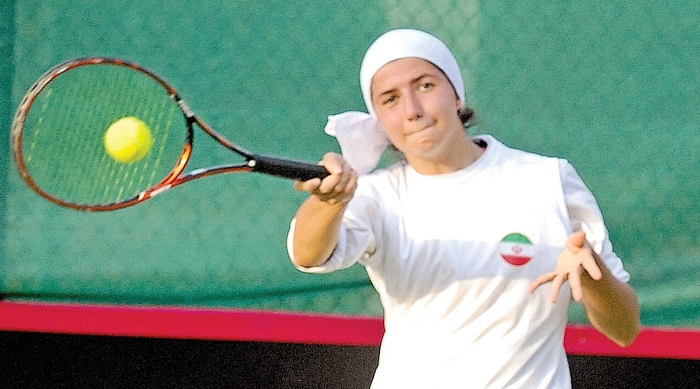 Tennis Glory Wrapped in Hijabs for Iranian Girls
