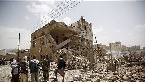 Airstrikes hit Yemen's capital, port city after Houthi attack targets ...