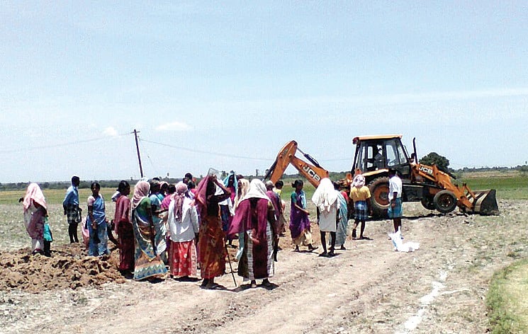 40 years on, villagers pave path to cemetery themselves