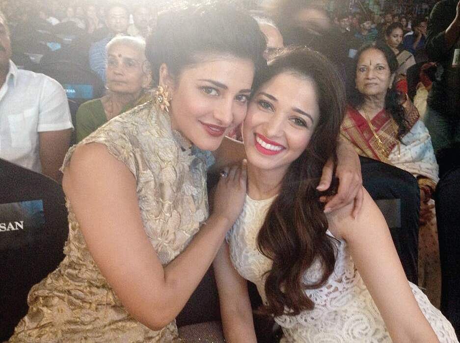 Tamannaah Bhatia and Shruti hassan are the new gal pals