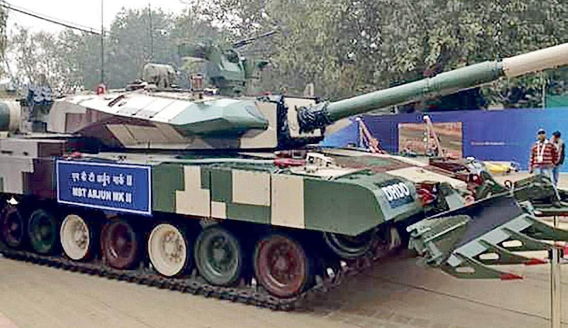 Anti-tank weapon test from MBT Arjun successful