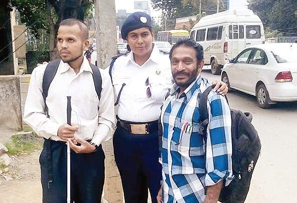 Manju is easing traffic jams, one smile at a time