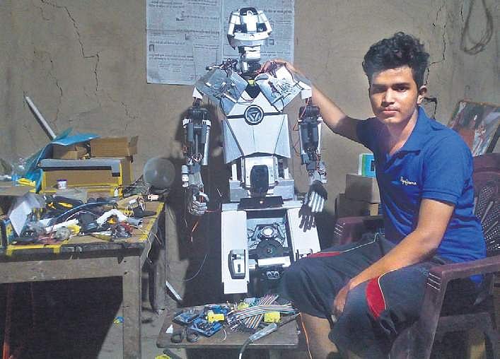Odisha boy creates state’s first humanoid robot