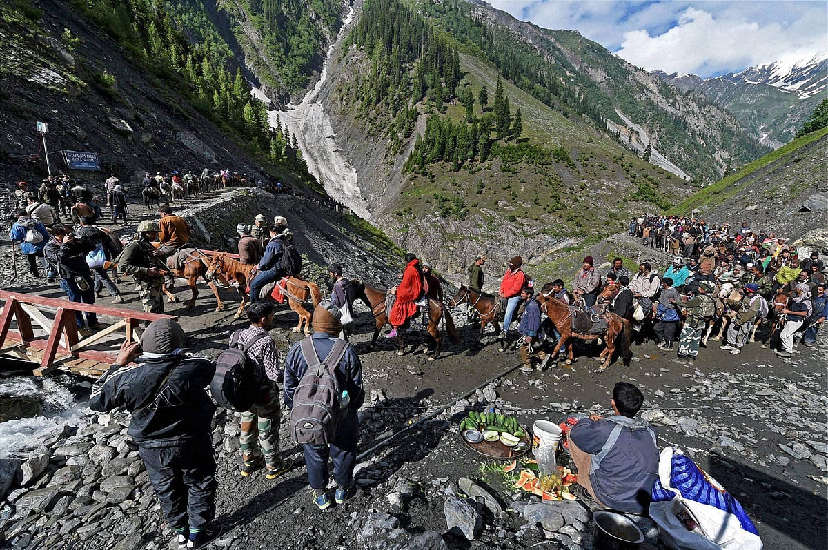 Unique ID tag for ponies for Amarnath Yatra