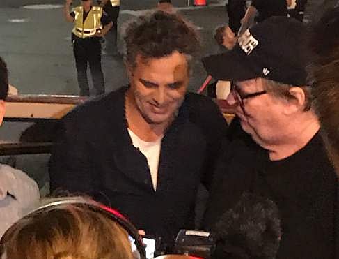 Charlottesville: Mark Ruffalo leads protest outside Trump Tower