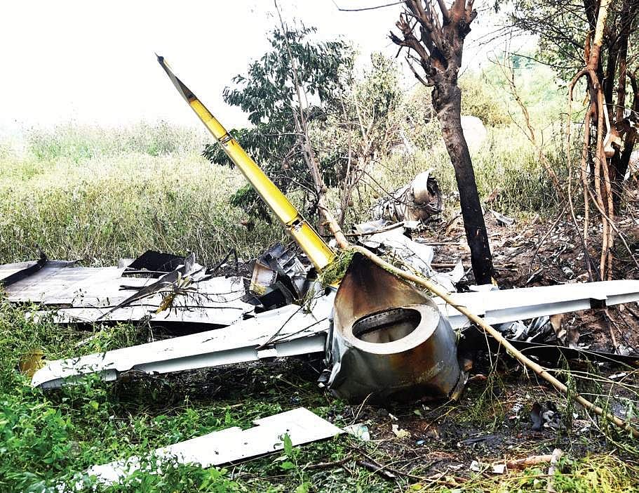 Trainer IAF aircraft crashes on city outskirts, none injured