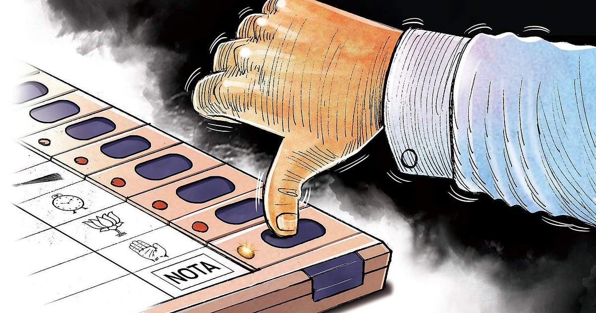 Over 1L voters pressed NOTA in Telangana