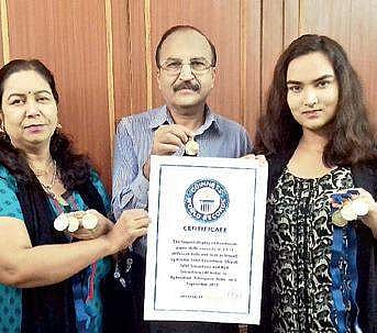 Gitam student creates record