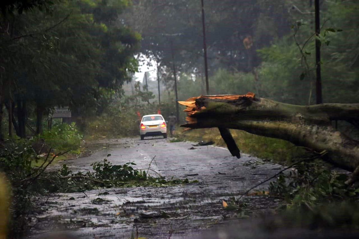 Cyclone Title hits Odisha coast