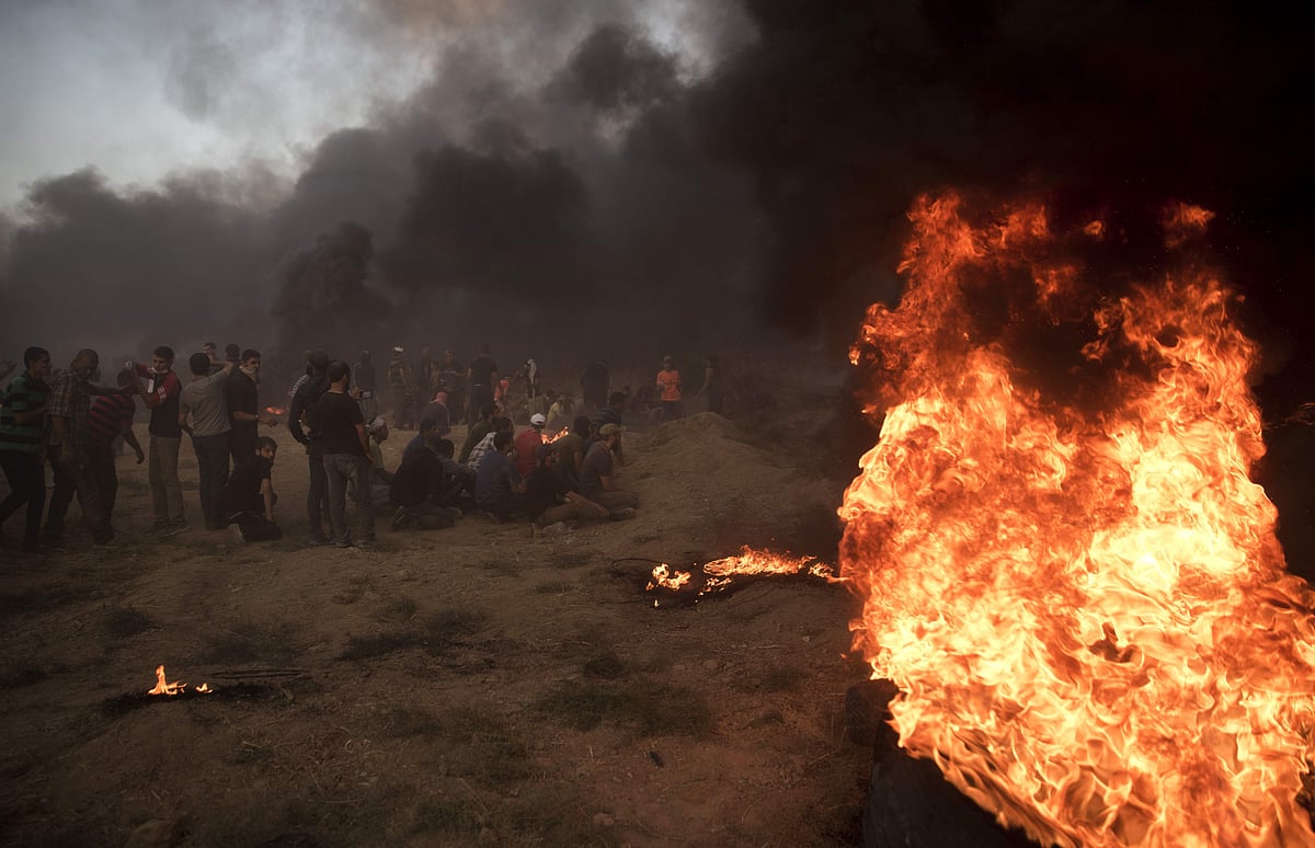 Israeli fire kills six Palestinians at Gaza protest