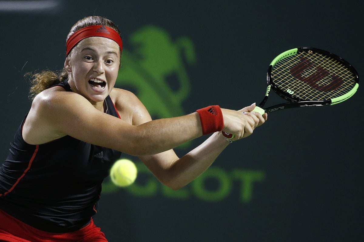 Jelena Ostapenko beats Danielle Collins to reach Miami Open final