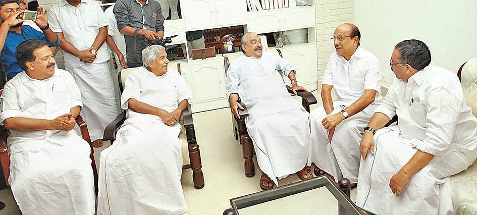 UDF leaders visit K M Mani’s house, seek Kerala Congress(M) support