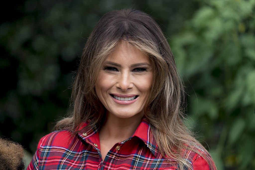 Melania Trump makes appearance after 24 days out of sight