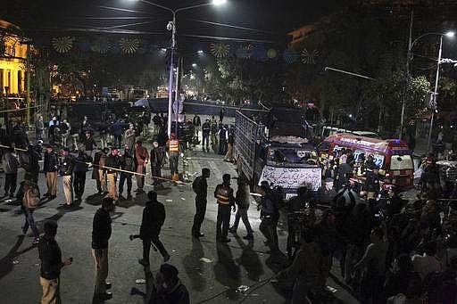 At least 19 members of security forces injured in suicide blast in ...