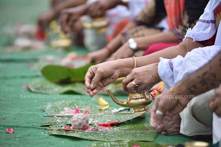 Karkadaka vavubali ritual conducted at various spots
