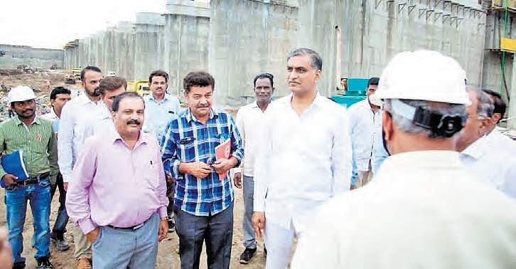 Work on 41 gates of Sundilla barrage complete in Telangana