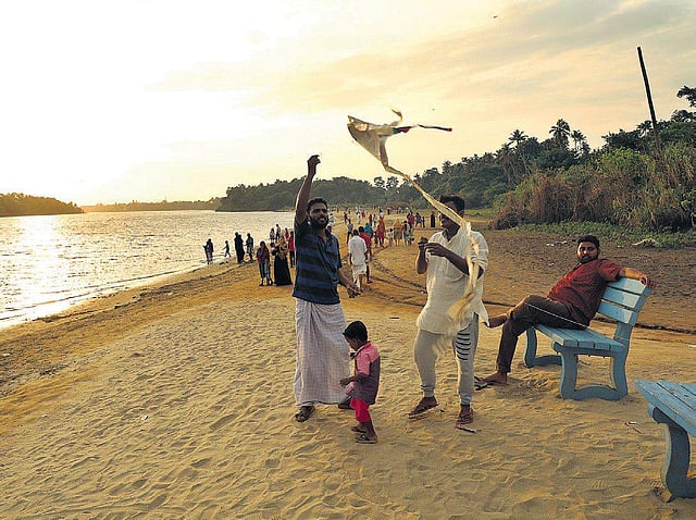 Blessing in disguise: Flood gifts Aluva a beach