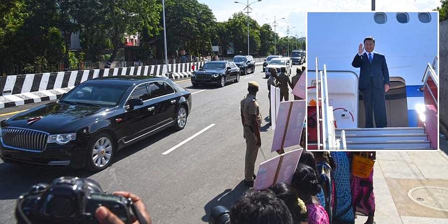 Xi prefers Chinese 'Red Flag' limousine for ride on Chennai roads