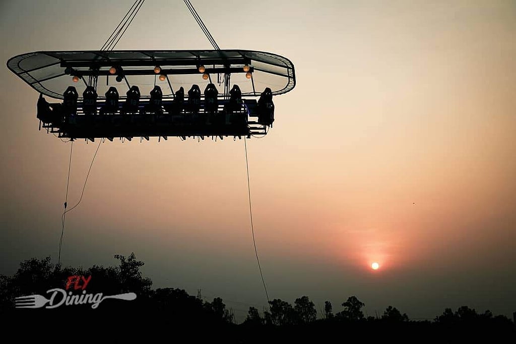 Noida's Fly Dining restaurant serves food 160 feet up in the air