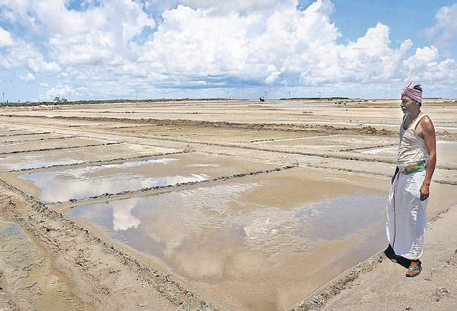 A year after cyclone Gaja, salt producers in Tamil Nadu's Vedaranyam ...