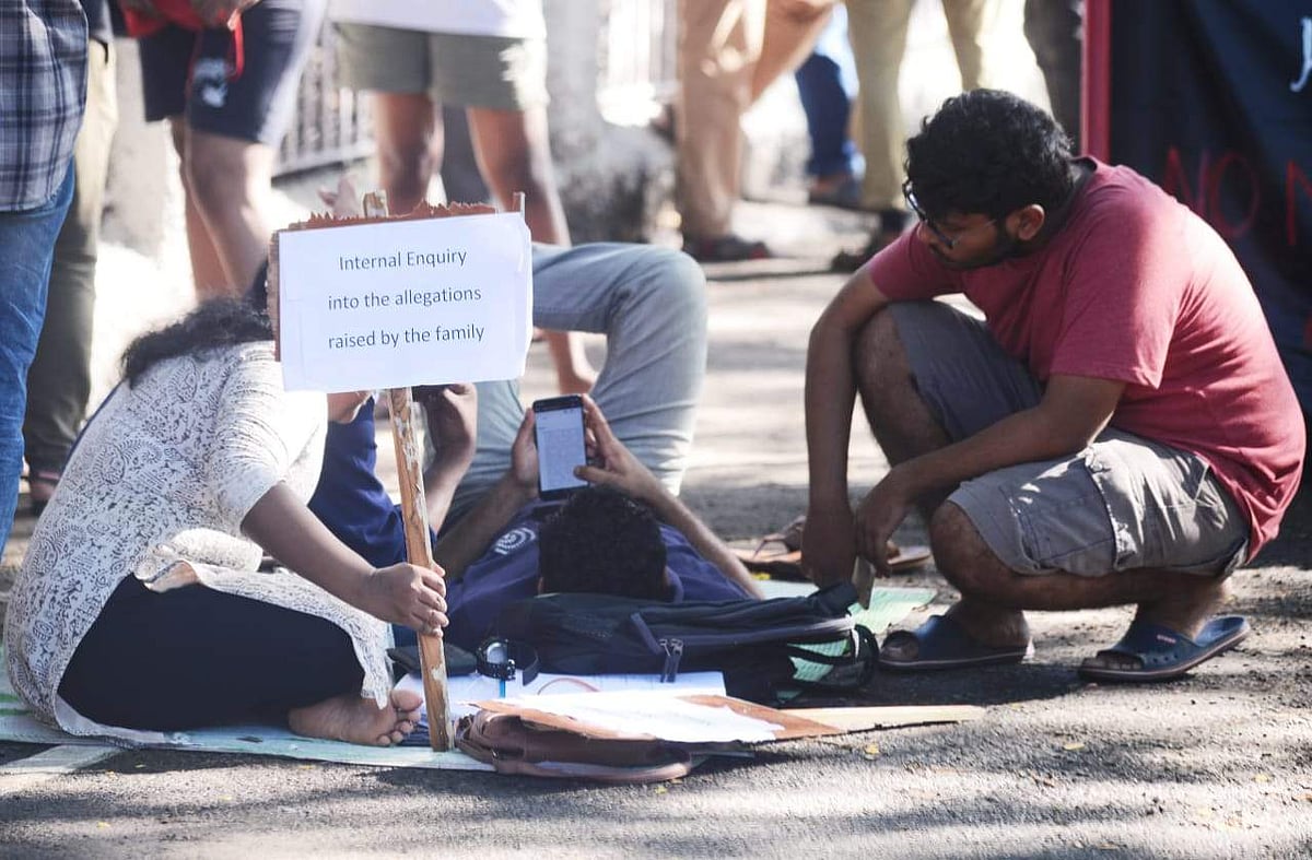 Two IIT-Madras students sit on hunger strike demanding justice for ...