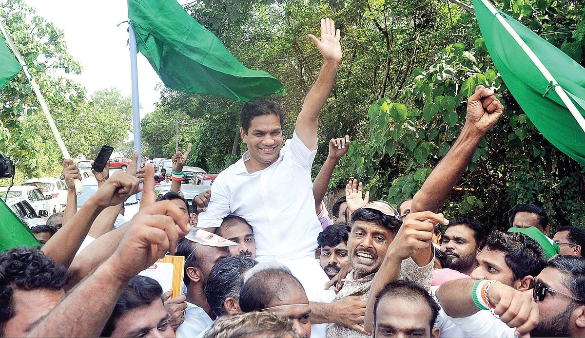 Congress' Hibi Eden rides high with record margin from Ernakulam