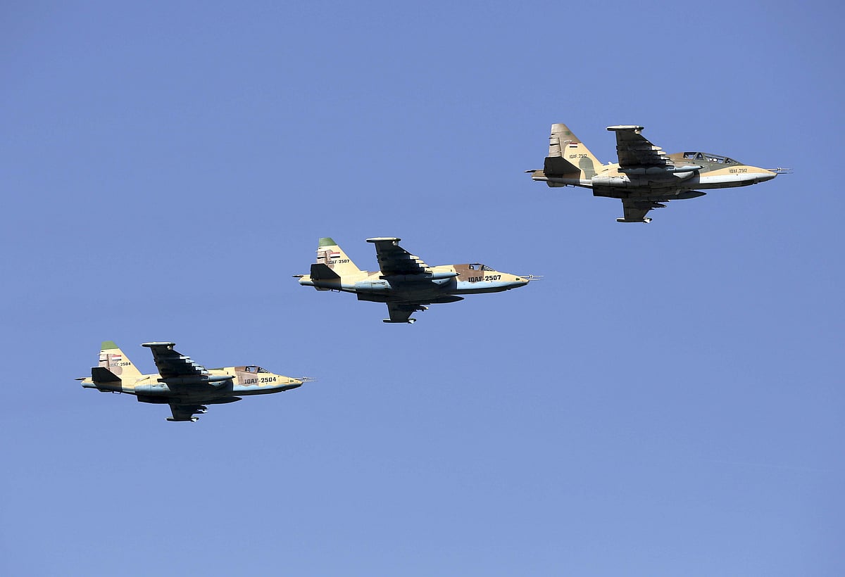 Intense military jet activity over Iraq capital Baghdad after Iran attack