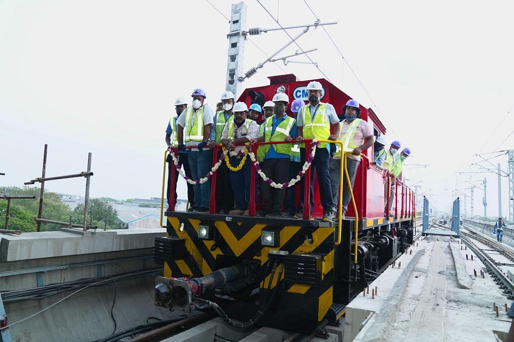 CMRL holds trial run on phase-1 metro line in North Chennai, will open ...