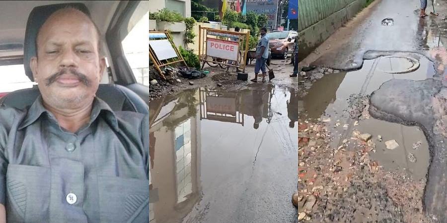 Chennai man on morning walk dies after falling into pothole covered ...