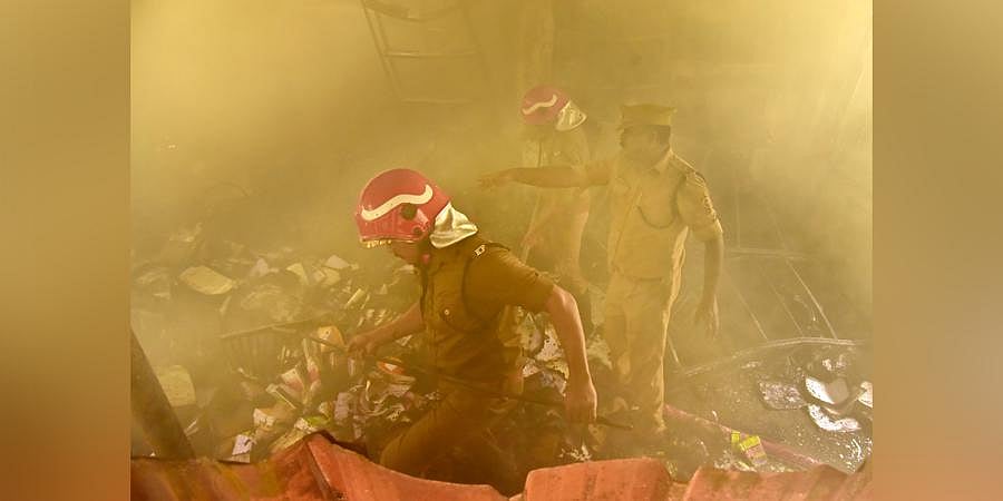 Fire breaks out at godown near South railway station