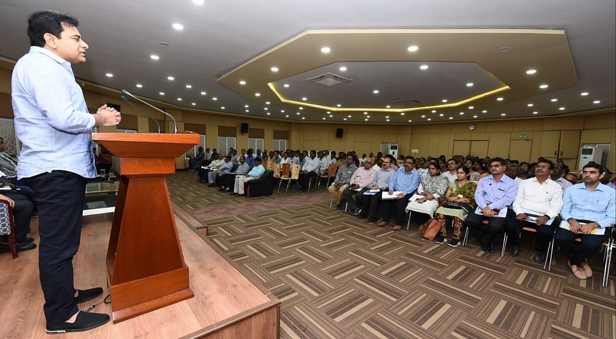Telangana MAUD minister KT Rama Rao launches online TDR bank in Hyderabad
