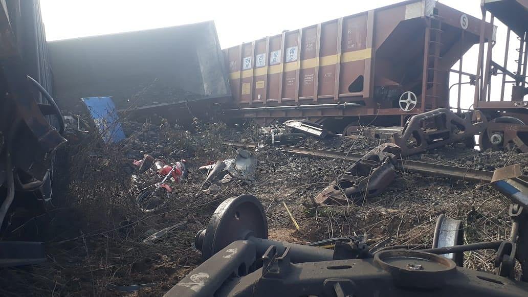 Three killed after two goods train collide in Madhya Pradesh's ...