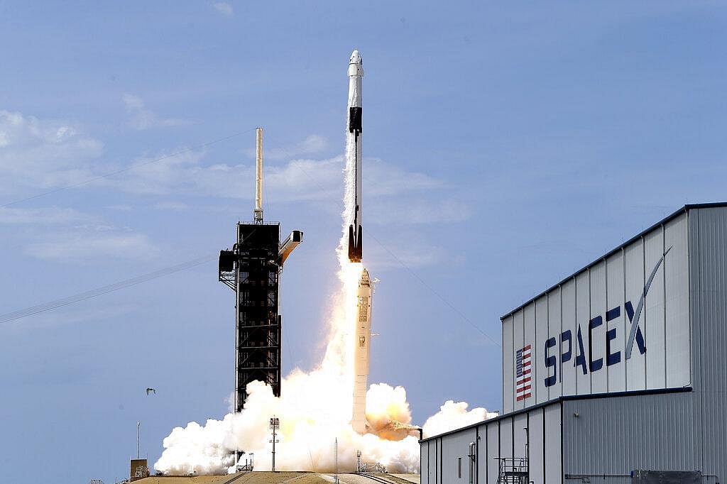 History is made: SpaceX rocket ship in orbit with two Americans