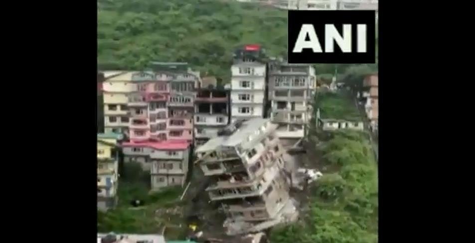 Landslide leads to collapse of eight-storey building in Shimla