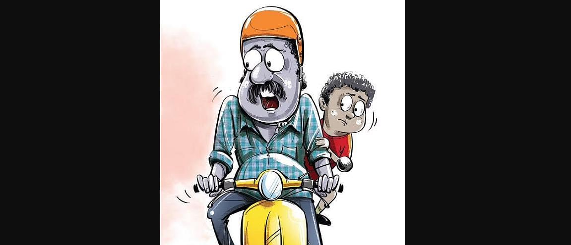 Kid on your pillion? Strap on harness