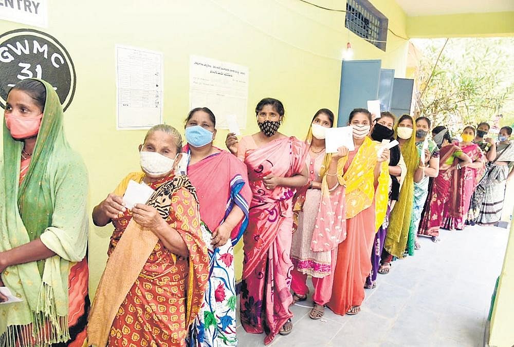 Covid scare hits polling percentage