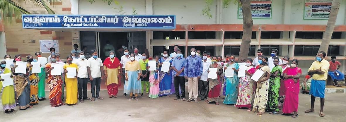 31 Irular families get land patta after 50 years